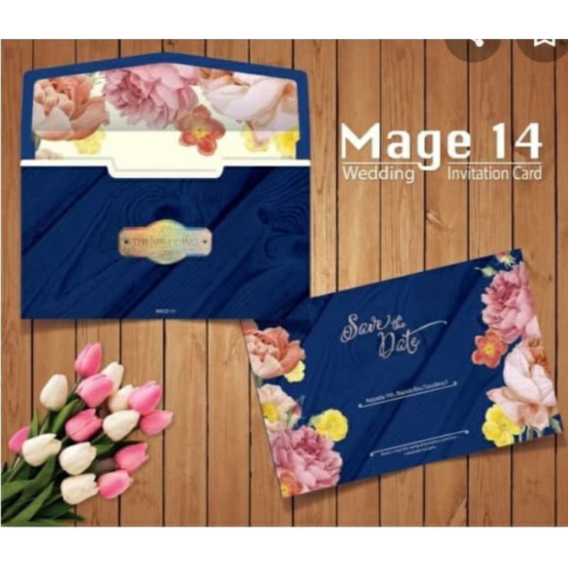 Jual Blangko Undangan Mage 14 pakai amplop | Shopee Indonesia