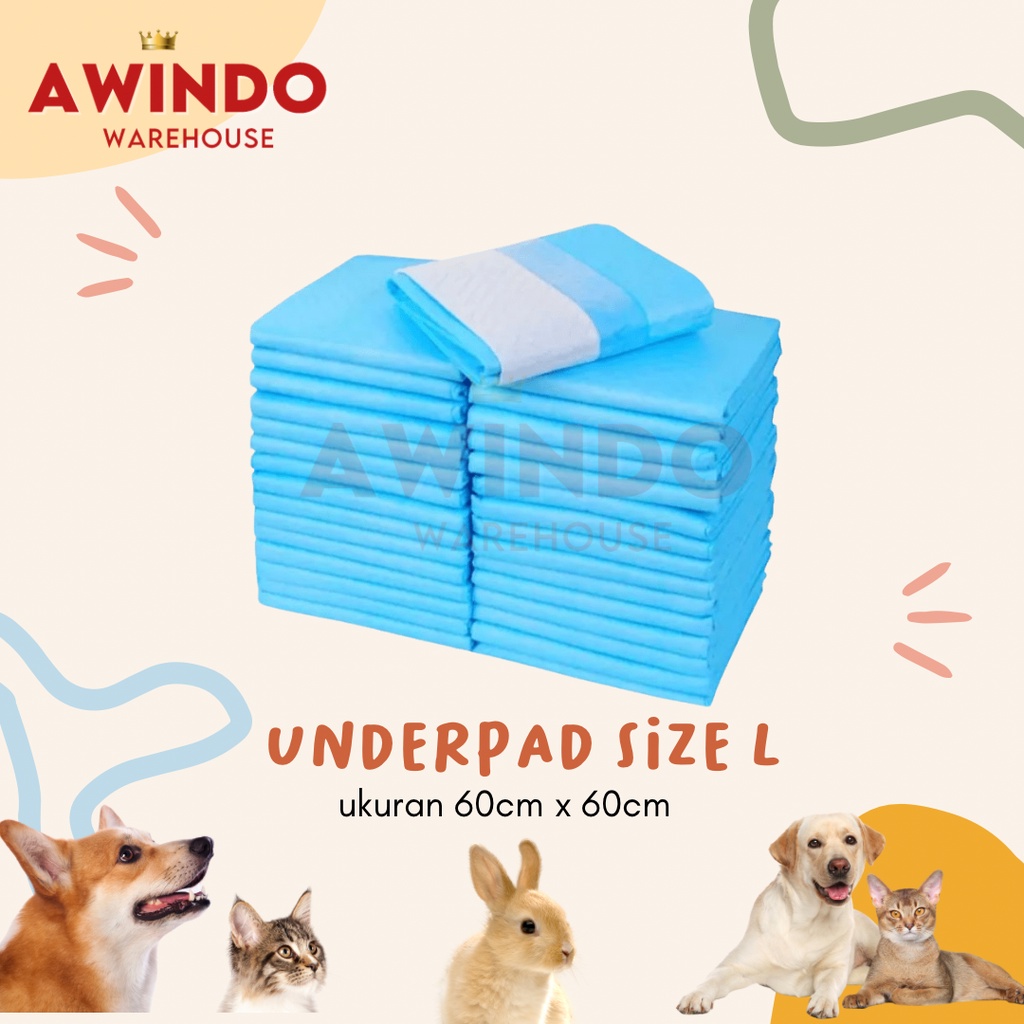 Jual UNDERPAD SIZE L - Alas Pipis Pup Underpad Kucing Anjing Perlak ...