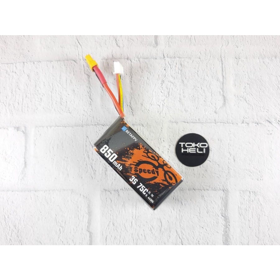 Jual BetaFPV 3S 850mAh 11.1V 75C LiPo Battery XT30 Pavo360 | Shopee ...