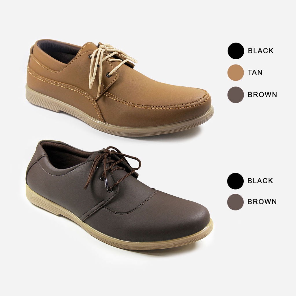 Jual Mascotte SAMSON Sepatu Formal Pria 913.100-101 [ Hitam, Cokelat ...