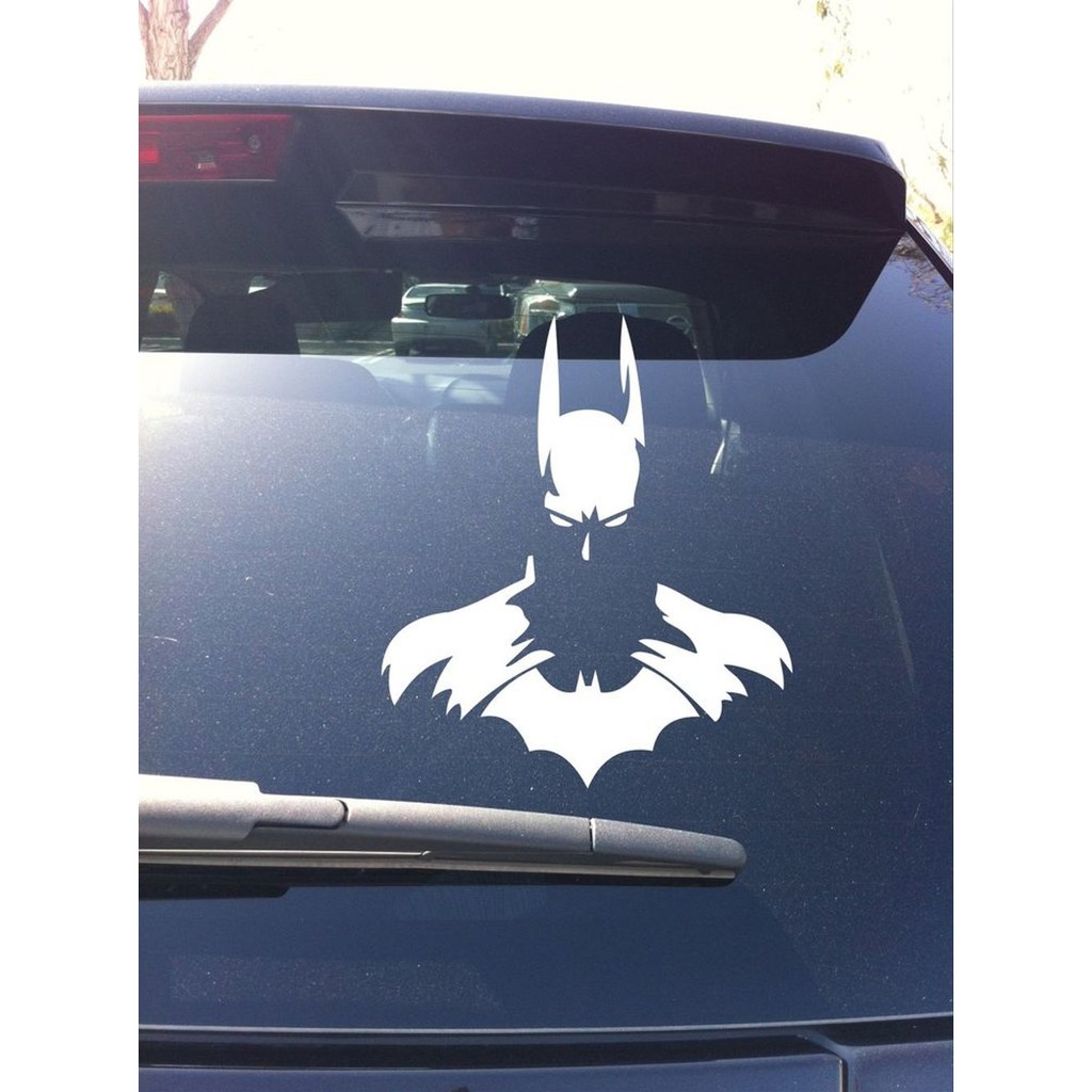 Jual Stiker Batman Kaca Mobil Unik Car Decal Rear Window Shield Siluet ...