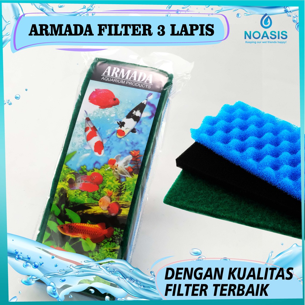 Jual BUSA FILTER AQUARIUM AQUASCAPE ARMADA 3 LAPIS BIOLOGICAL | Shopee ...