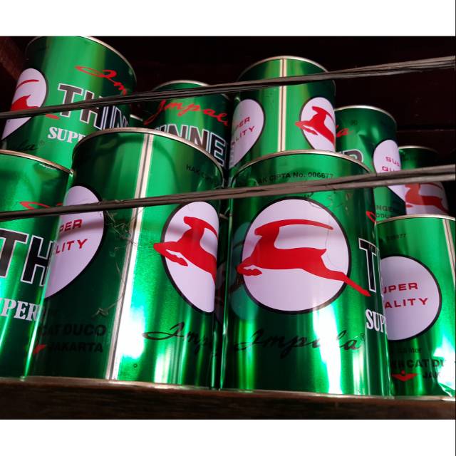 Jual Thiner pengencer cat minyak cat besi kayu campuran cat thiner ...