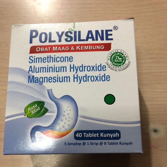 Jual Polysilane tablets - 1 box isi 5 strip (@8 tabs) | Shopee Indonesia