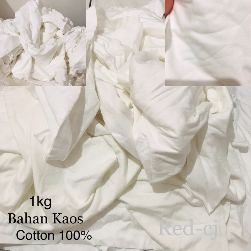 Jual KAIN MAJUN LAP PUTIH KATUN SUPER SPECIAL,HIGH QUALITY 1 KG,TANPA ...