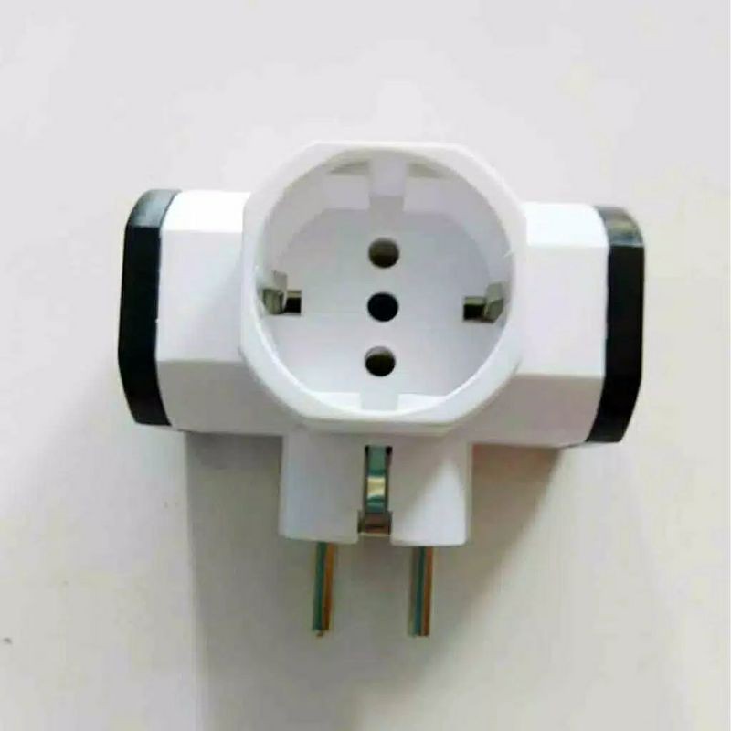 Jual Colokan Model T Cabang 3 Loyal Bambu | Shopee Indonesia