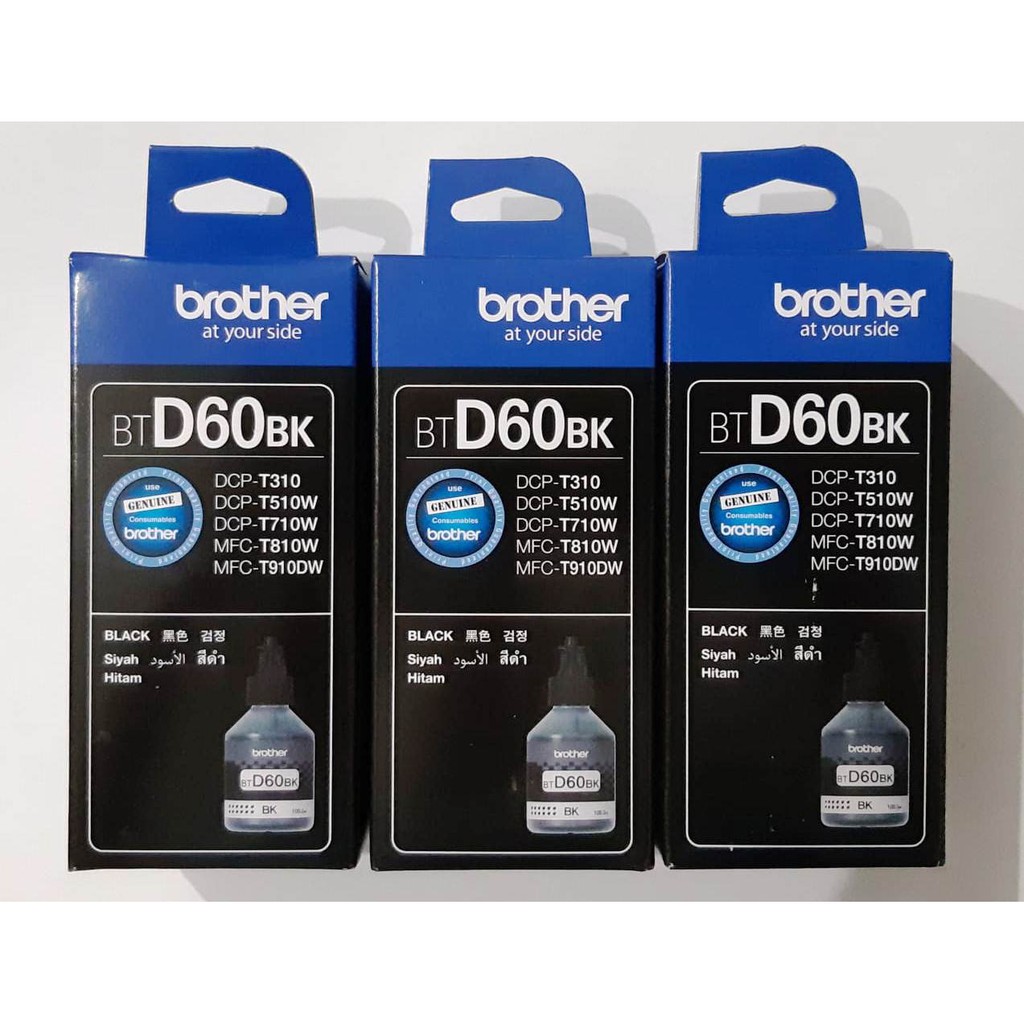 Jual Tinta Brother Original D60 BTD60BK BT D60Bk D 60 Black | Shopee ...