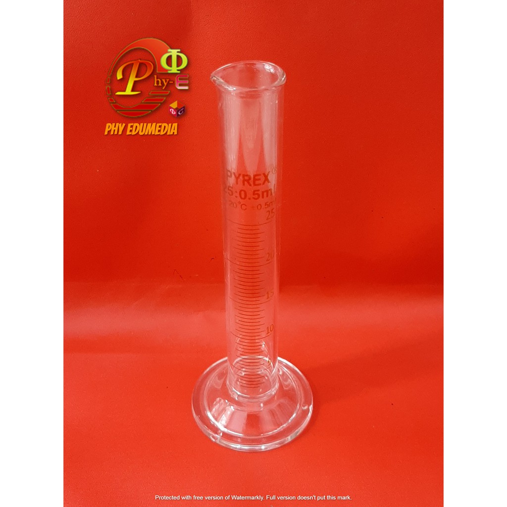 Jual Gelas Ukur 25ml / Measuring Cylinder 25ml PYREX / Tabung Ukur 25ml ...