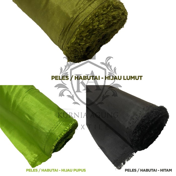 Jual Jgbyf0R Kain Peles Furing Per Meter Abutai Habutai Abutai Dekorasi ...