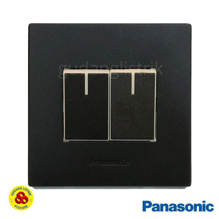 Jual Panasonic Saklar Seri Hotel 2W WESJ78029 + WESJ5932 Style Matte ...