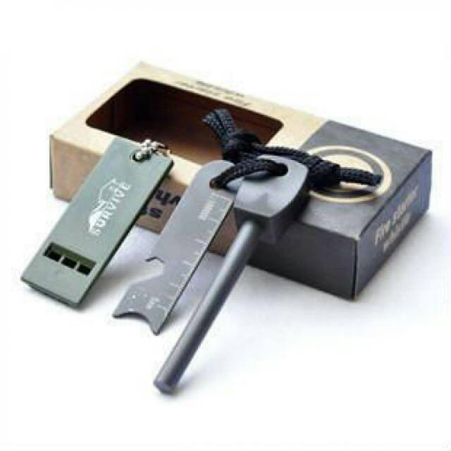 Jual Survival Tools Alat Pembuat Api Dan Pluit Outdoor | Shopee Indonesia