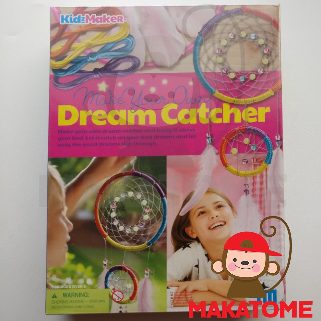 Jual 4M Kidz Maker Make Your Own DREAM CATCHER kidzmaker membuat kids ...