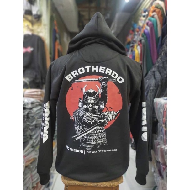 Jual JAKET HOODIE / SWEATER SAMURAI JEPANG RONIN HITAM ZIPPER | Shopee ...