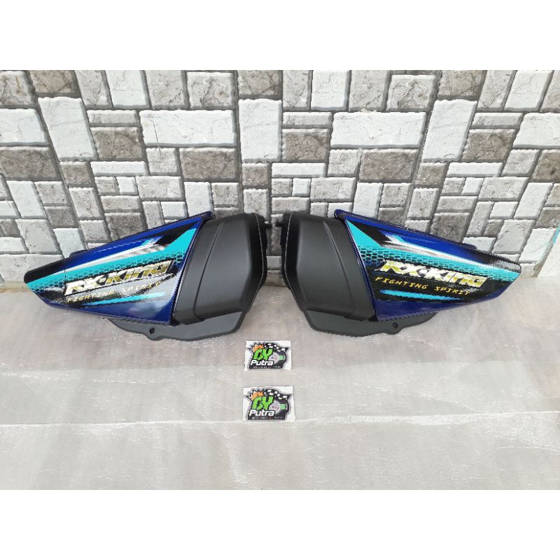 Jual Cover Box Aki Box Aki Rx King 2007 Warna Biru Kualitas Bagus ...