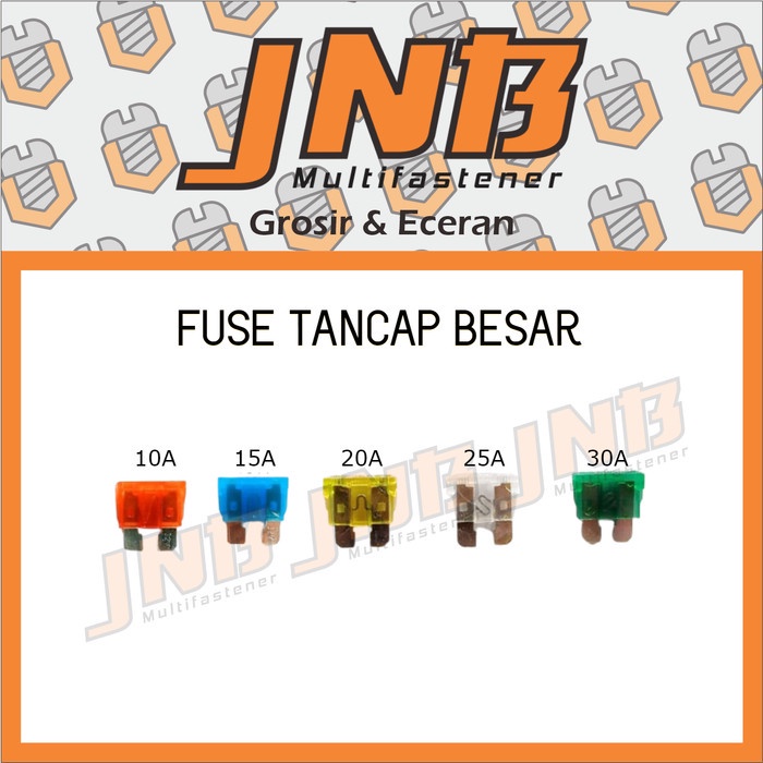 Jual FUSE BIG FX 5A / 7.5A / 10A / 15A / 20A / 25A / 30A - SEKRING ...