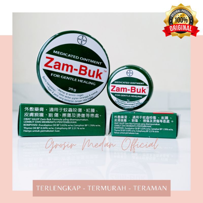 Jual ZAMBUK ORIGINAL 100% TERSEDIA UKURAN BESAR DAN KECIL OBAT MEMAR ...