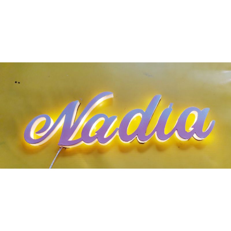 Jual LAMPU NAMA 3D PRINTING | NAME SIGN | KADO LAMPU NAMA CUSTOM ...