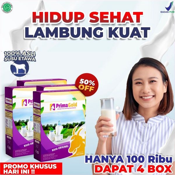 Jual PROMO 4 BOX PRIMAGOLD SUSU ETAWA SUSU ETAWA PRIMAGOLD SUSU KAMBING ...