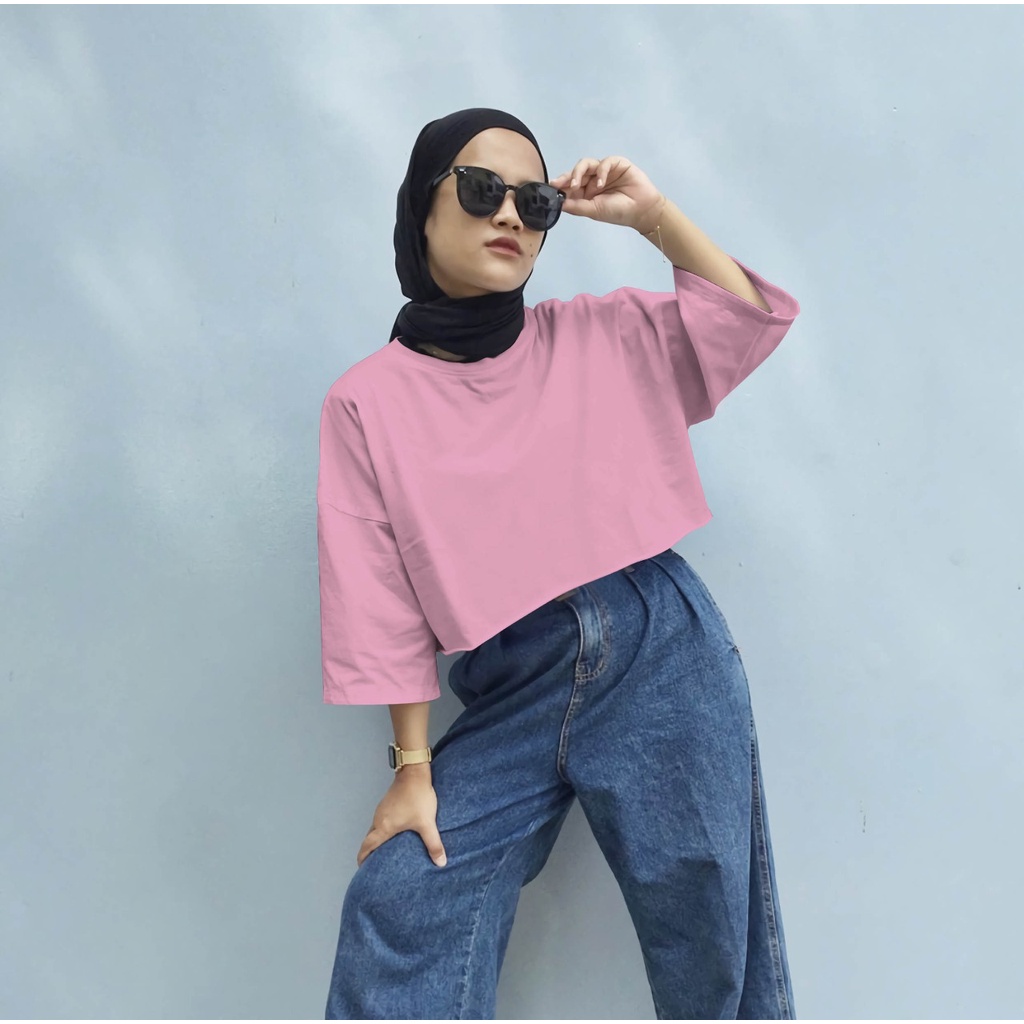 Jual Crop Top Wanita/ Crop Top Trend/ Crop Top Cotton Combed 30s ...