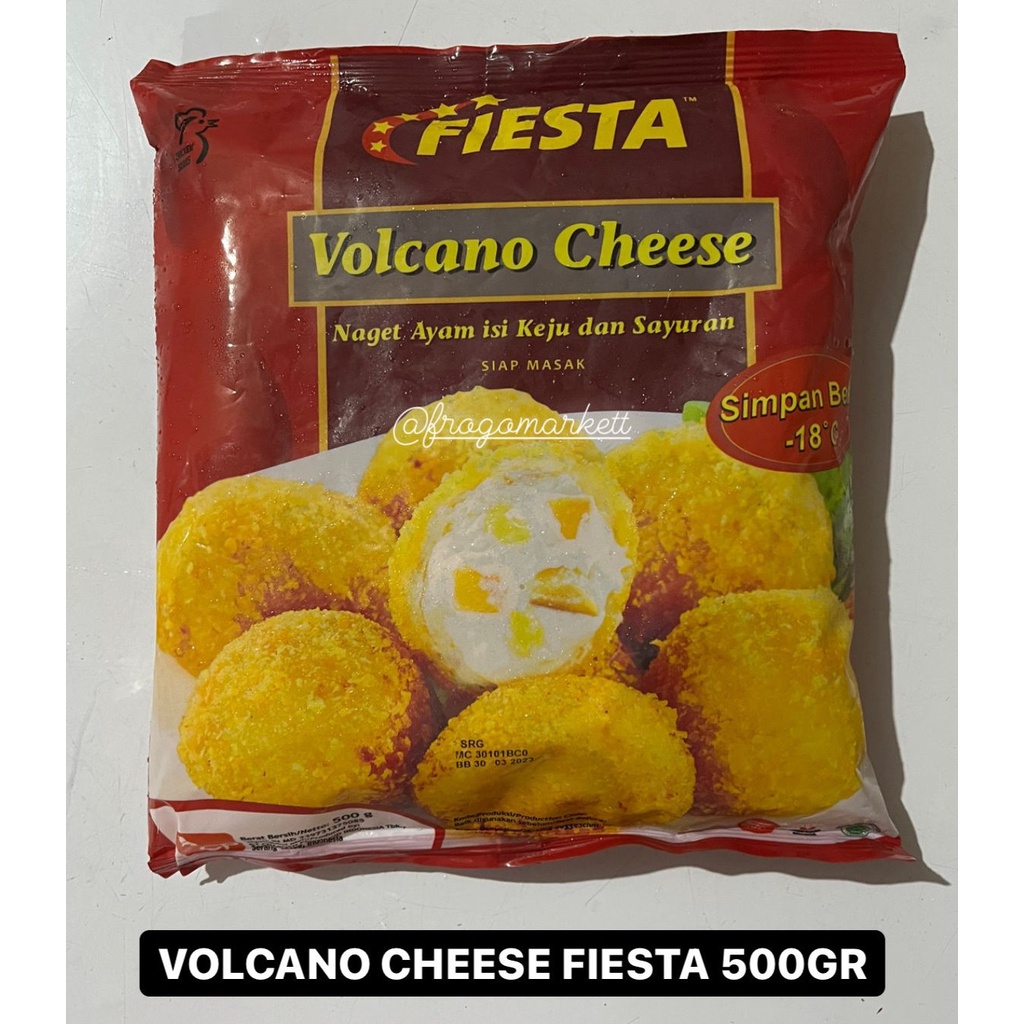 Jual Nugget Ayam Isi Keju & Sayuran Fiesta Volcano Cheese 500gr ...