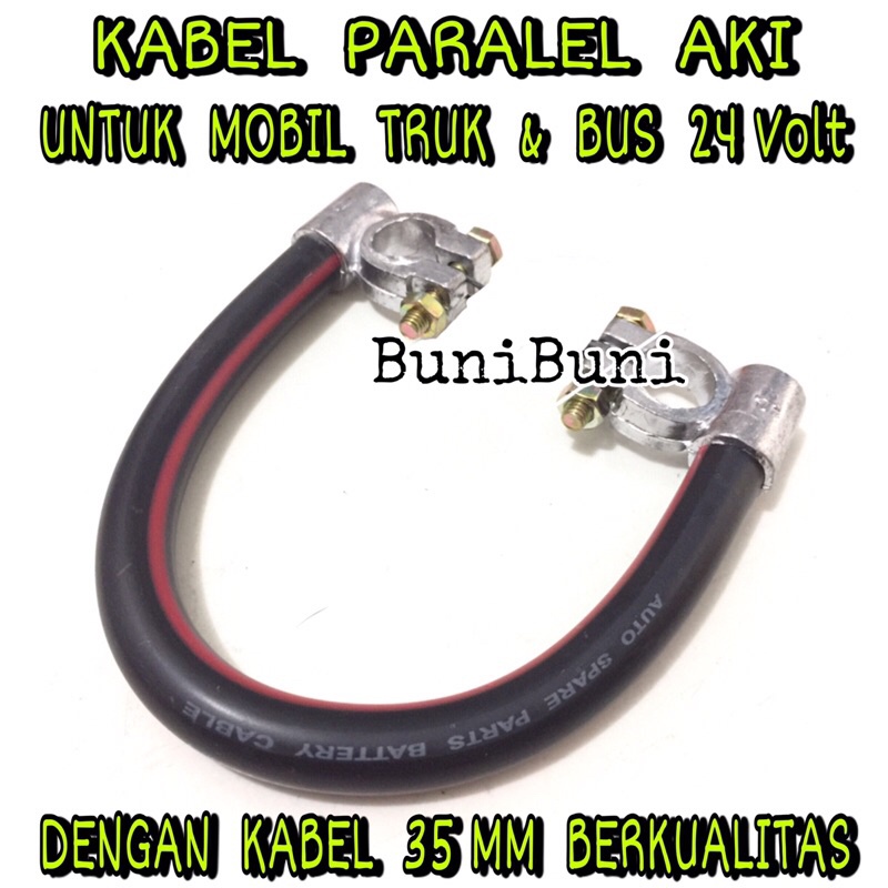 Jual Kabel Aki Paralel / Pararel Seri Accu Untuk Mobil Truk 24 Volt Dengan Kabel Berkualitas ...