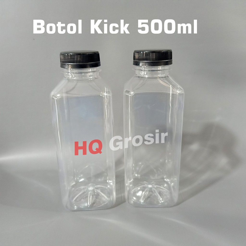 Jual Botol Kale Kotak / Botol Kick 500ml isi 10pcs untuk Aneka Minuman ...