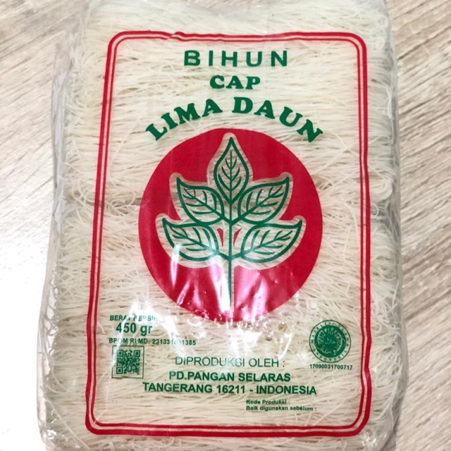 Jual BIHUN CAP LIMA DAUN 450 gr TANGERANG | Shopee Indonesia