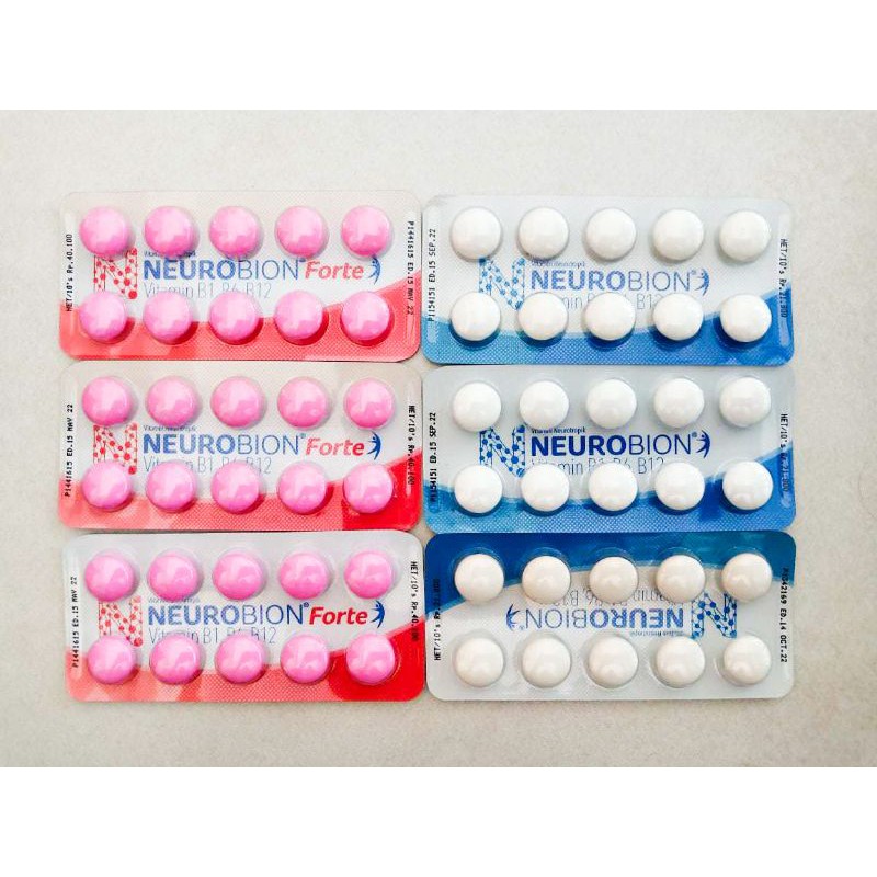 Jual COD - NEUROBION MERAH DAN BIRU - NEUROBION FORTE - NEUROBION TAB ...