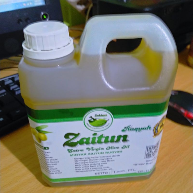 Jual Minyak Zaitun Ibtiqa 1000ml Extra Virgin Olive Oil - Zaitun 100% ...