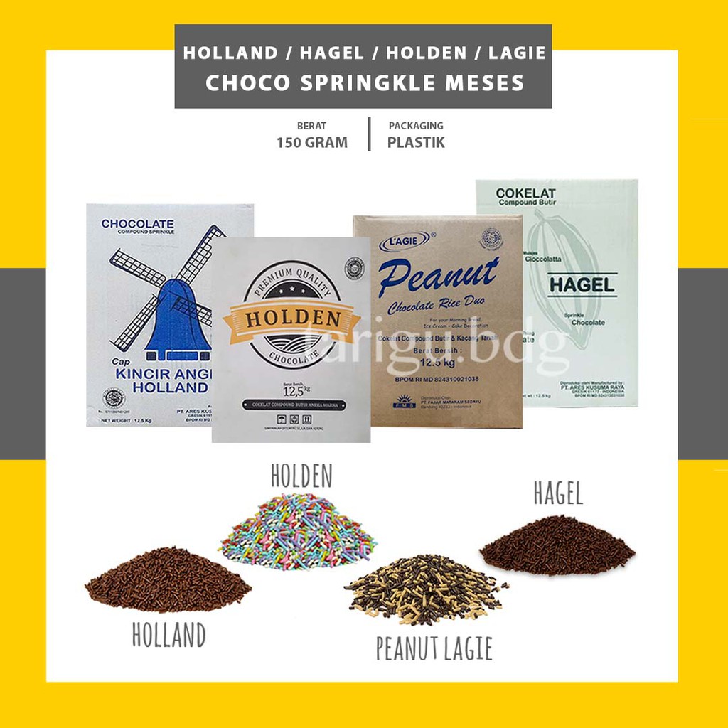 Jual MESES COKLAT 150GR - MISES WARNA MESES WARNA - CHOCOLATE RICE ...