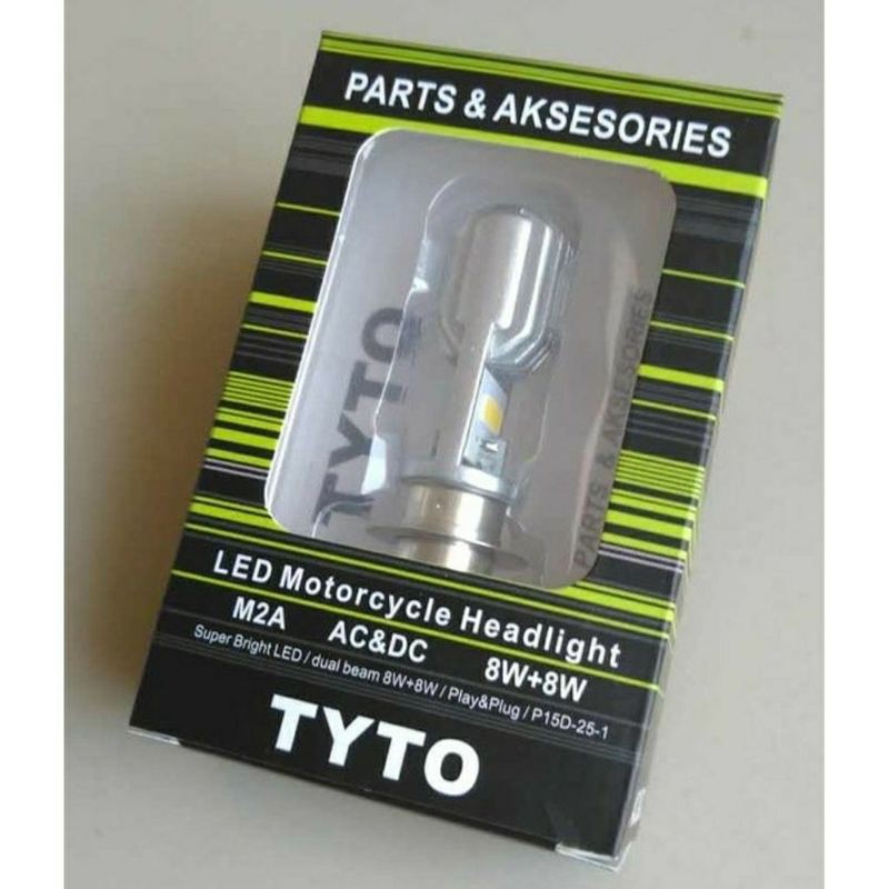 Jual Lampu LED Utama Depan Motor Bebek dan Matic Soket H6 Led 2 Sisi Tipe M2A PnP - Putih ...