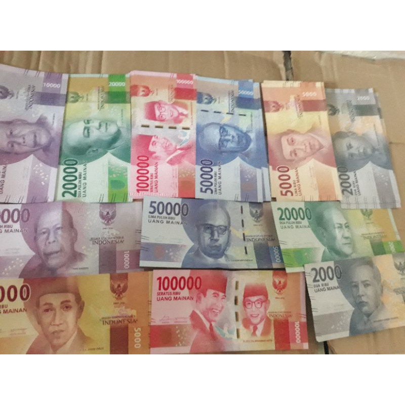 Jual mainan duit duitan isi 120lembar | Shopee Indonesia