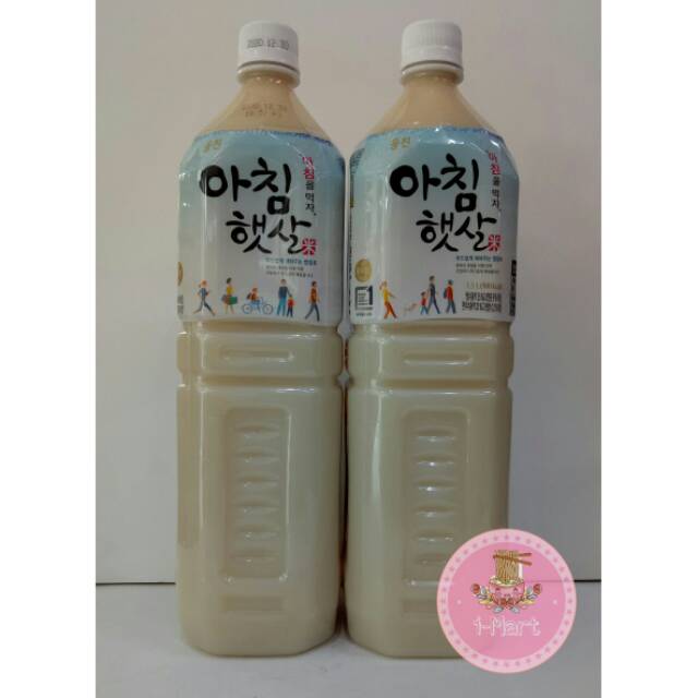 Jual Woongjin Morning Rice Makgeoli Tanpa Alkohol 1,5 Liter | Shopee ...