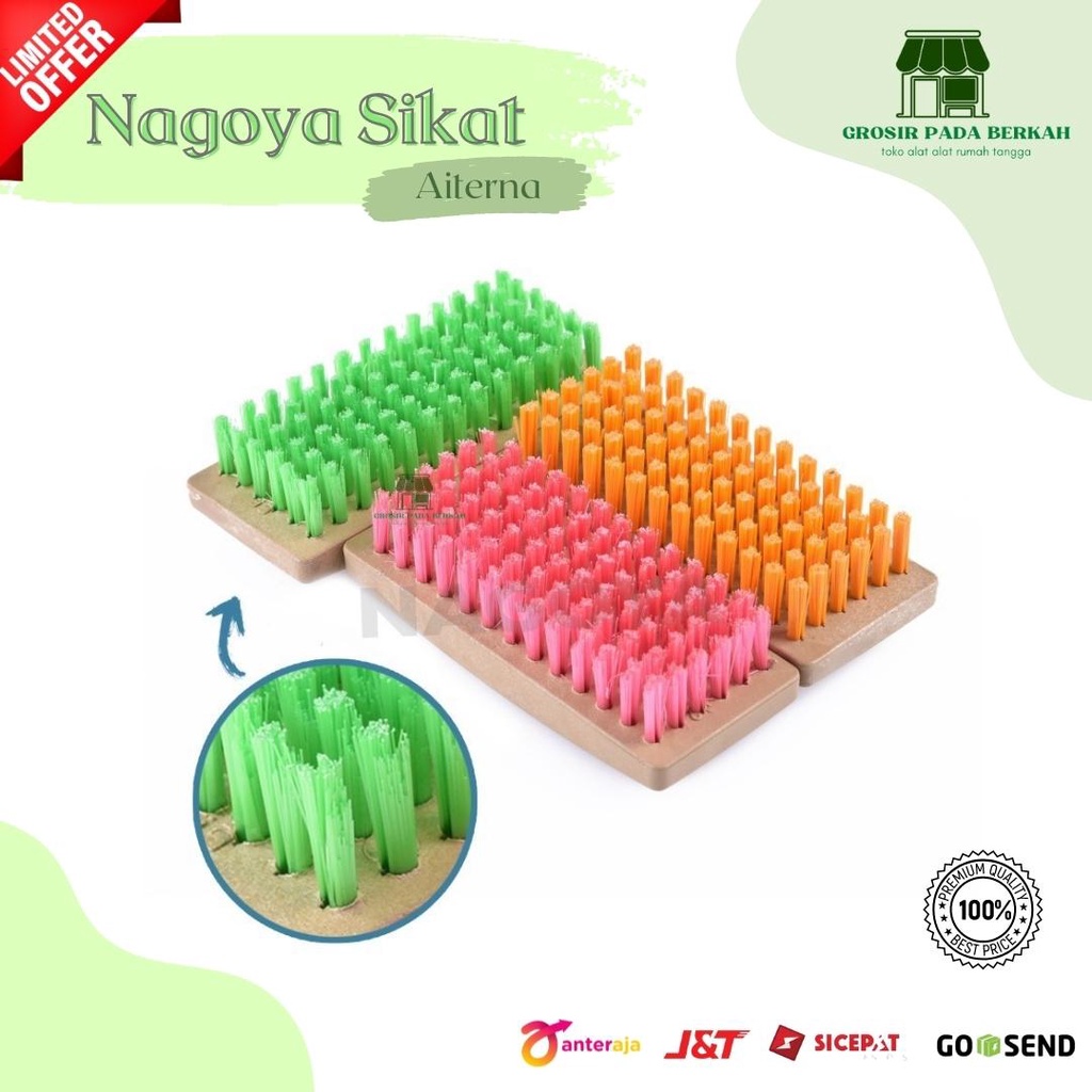 Jual Sikat Baju Nagoya Aiterna Sikat Nilon Plastik Lembut 903 Sikat ...