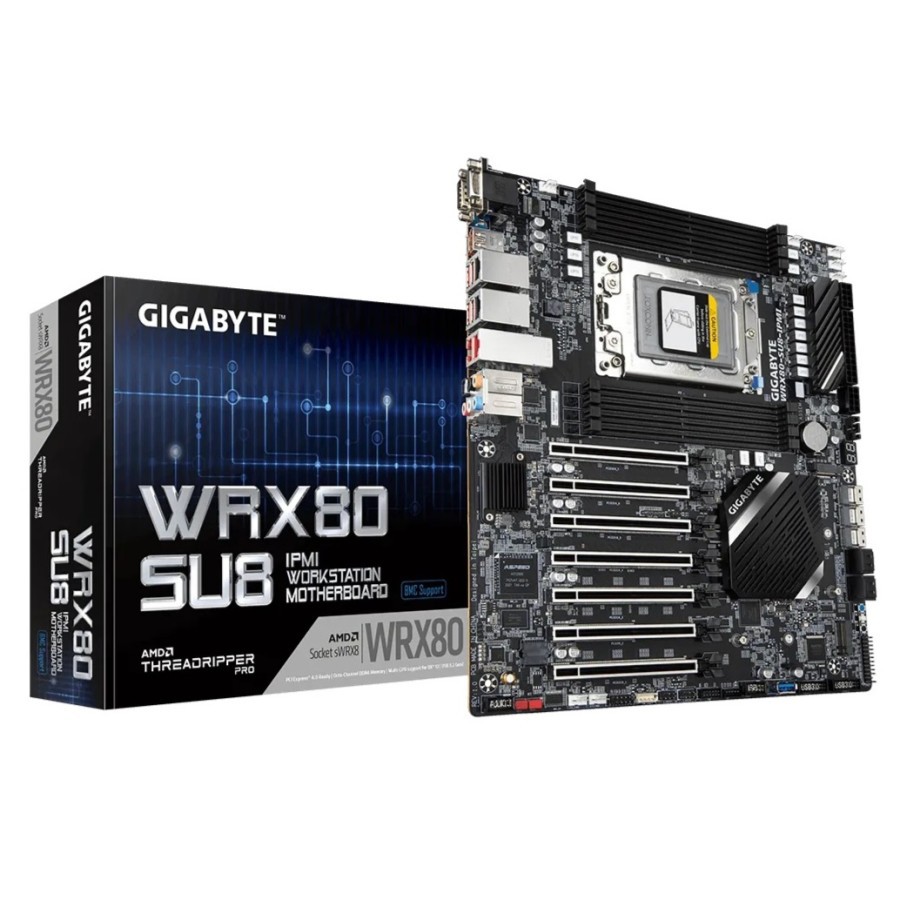 Jual GIGABYTE WRX80-SU8-IPMI AMD sWRX8 MOTHERBOARD | Shopee Indonesia