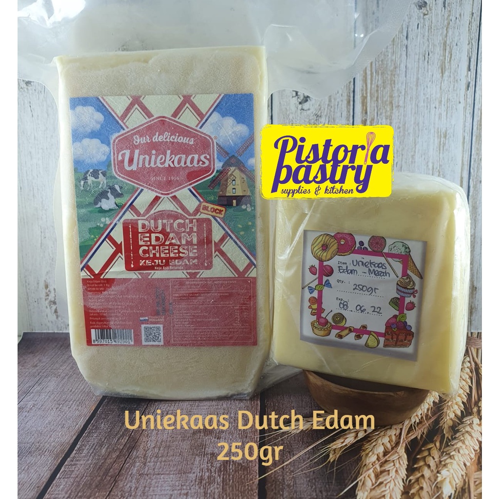 Jual DUTCH EDAM CHEESE UNIEKAAS - KEJU EDAM (MERAH) | Shopee Indonesia