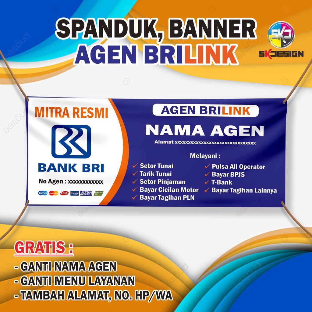Jual Cetak Spanduk BRILink Banner AGEN BRILINK | Murah | Shopee Indonesia