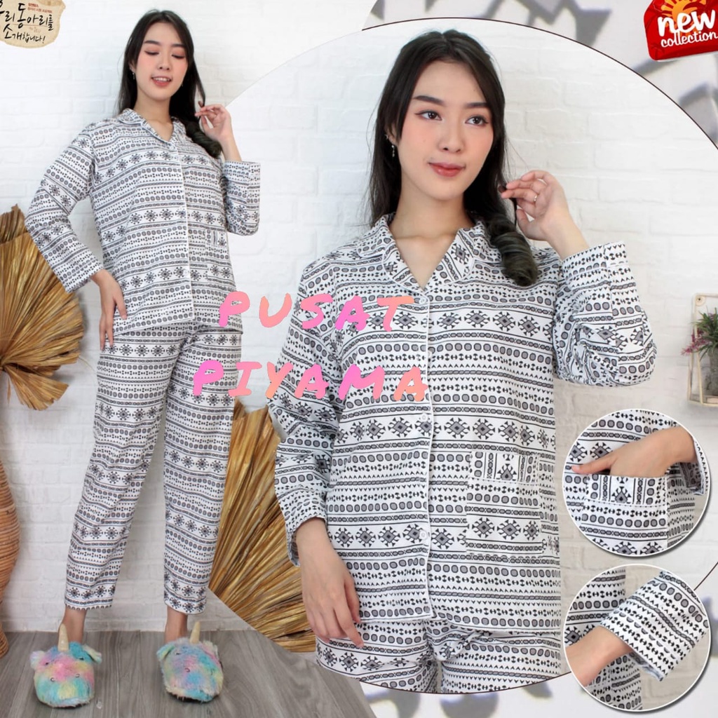 Jual Piyama Baju Tidur Wanita Batik / Pajamas Dewasa Cewek abg Kekinian ...