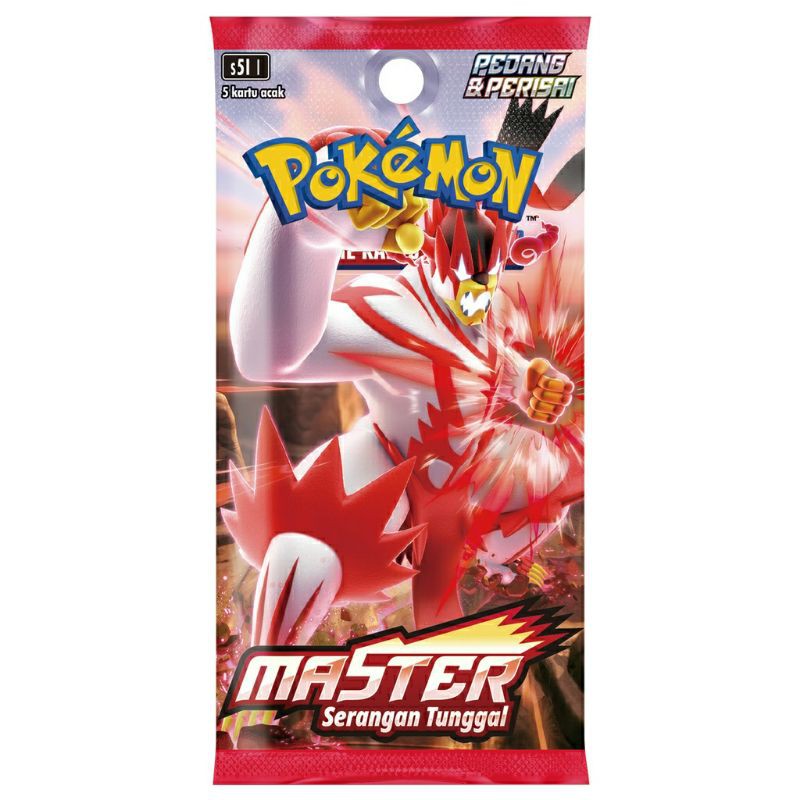 Jual Kartu Pokemon TCG Pack 8 Set Master Serangan Tunggal S5L1 Pedang Perisai Koleksi | Shopee ...
