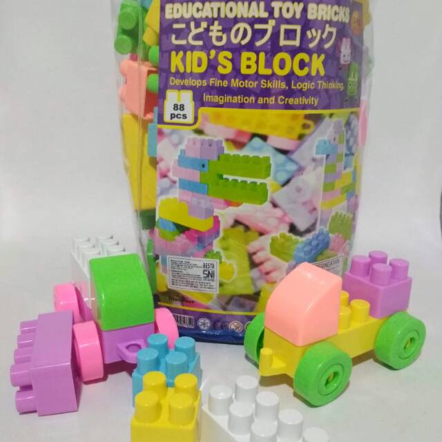 Jual Block Lego Besar isi 88 pcs | Shopee Indonesia
