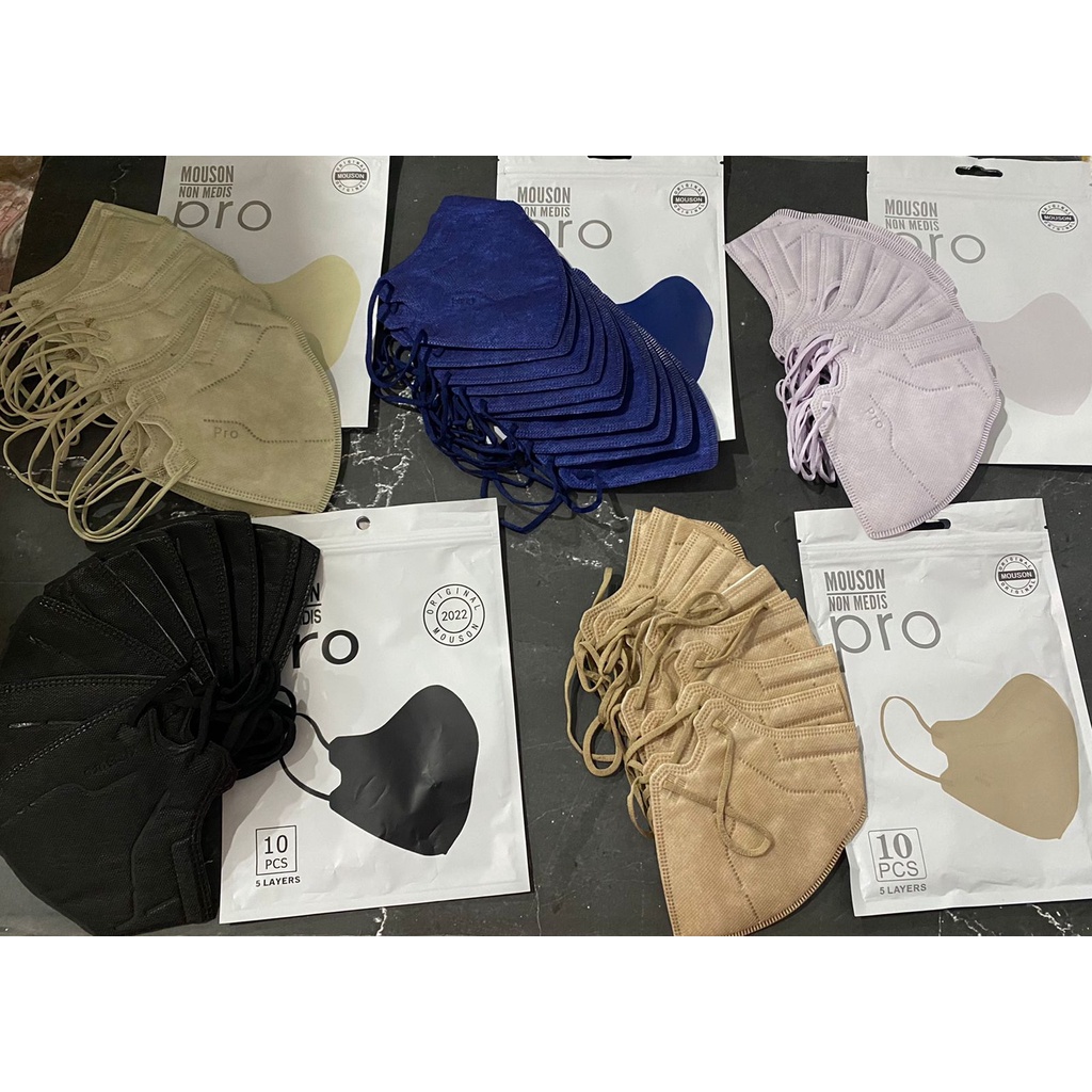 Jual MOUSON MASKER KN95 MOUSON 5PLY / MASKER MOUSON PRO ISI 10PCS ...