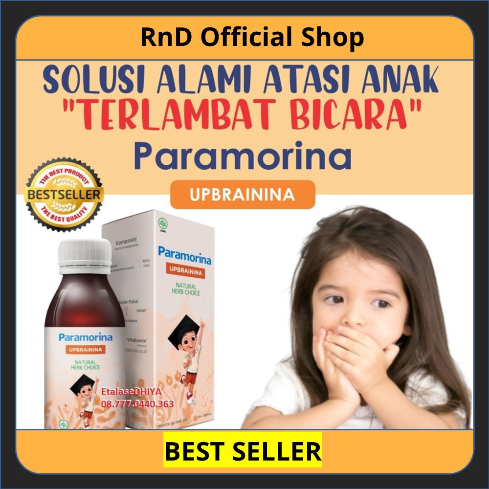 Jual Paramorina Upbrainina Meningkatkan Kecerdasan Anak Obat Speech ...