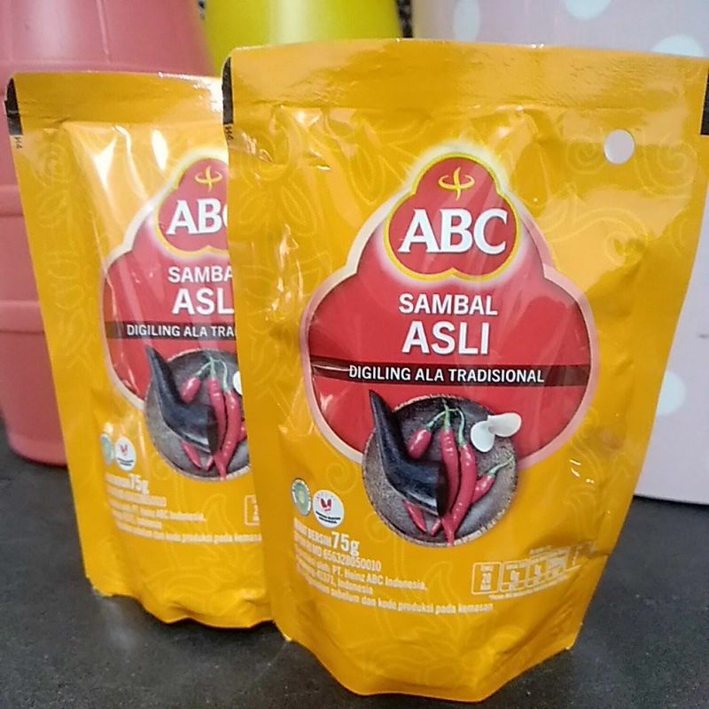 Jual Saos Abc Sambal Asli Sachet Pouch 75 gram | Shopee Indonesia
