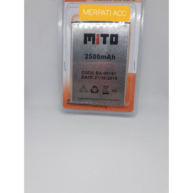 Jual BATRE/BATERAI/BATTERY MITO BA00141 BA 00141 Z1 PLUS | Shopee Indonesia