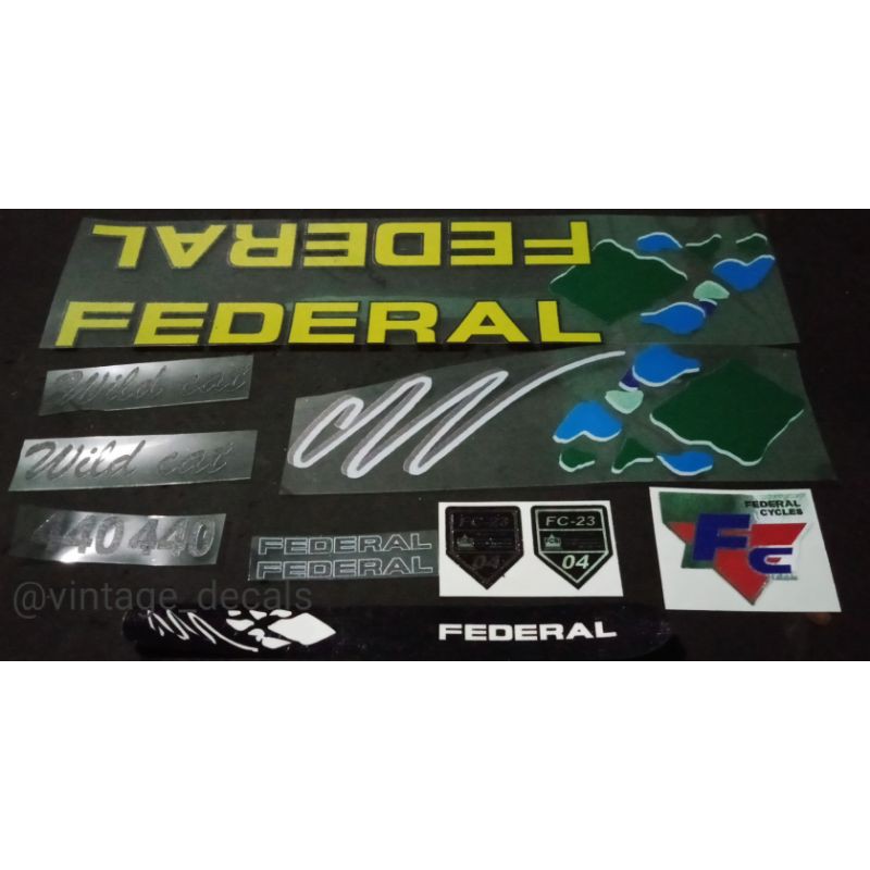 Jual sticker decal federal wildcat 440 wild cat 440 | Shopee Indonesia