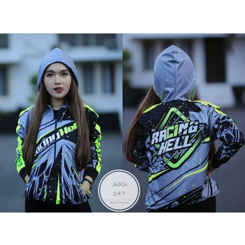 Jual Jaket Racing Hell Full Printing | Shopee Indonesia