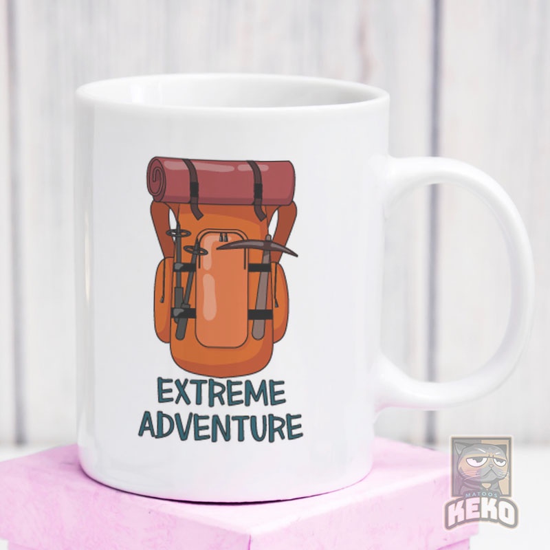 Jual backpack extreme adventure Mug Gelas Keramik Unik | Shopee Indonesia