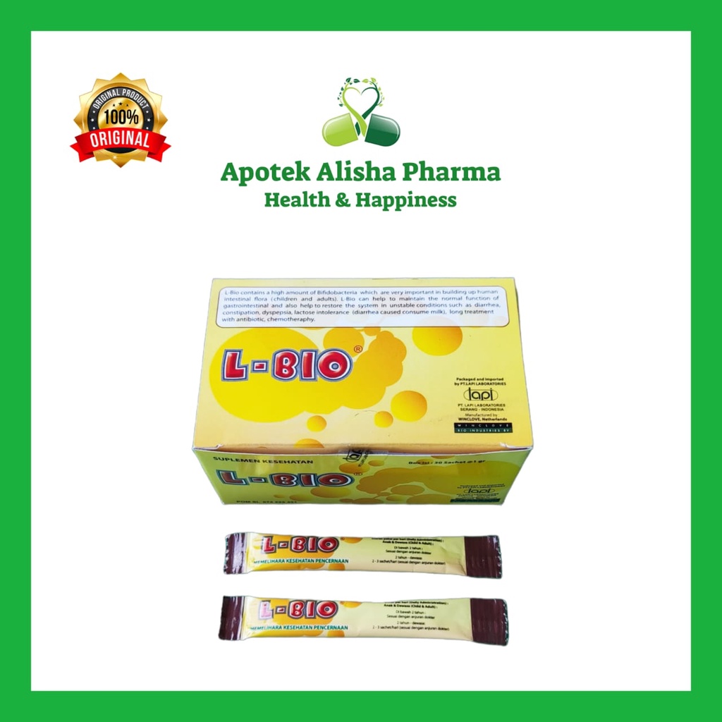 Jual L Bio Sachet - LBio Sachet Lactobacillus Probiotik Terapi Tambahan ...