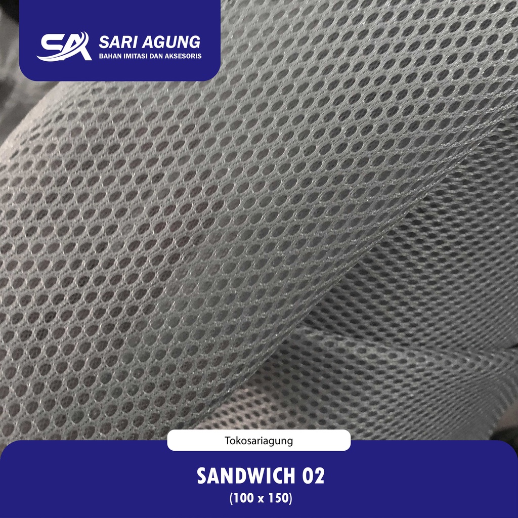 Jual BUSA SANDWICH 02 (METER) DOUBLE MESH BUSA LAPIS JARING 2mm / JALA ...