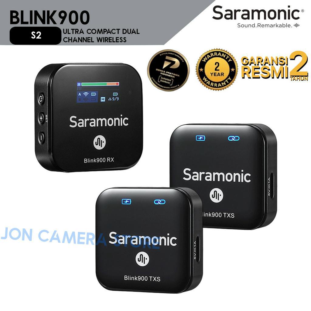 Jual Saramonic Blink 900 S2 Wireless Microphone dual channel | Shopee ...